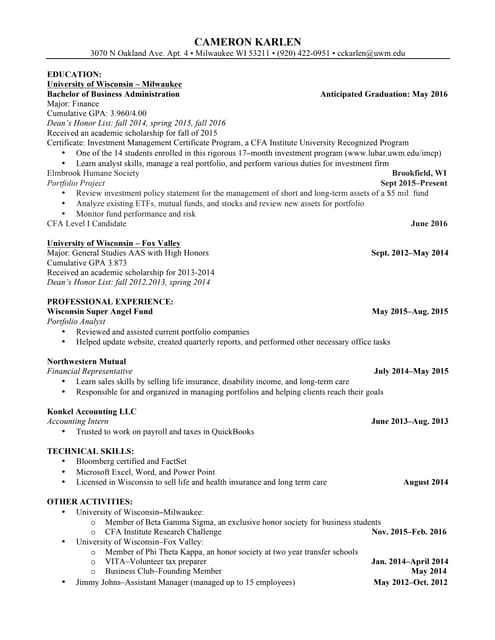 Resume Final | RTF