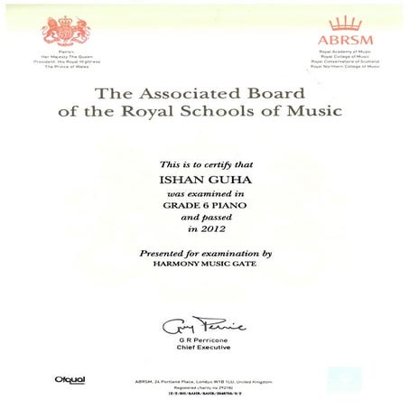 ABRSM - Grade 6 | PDF