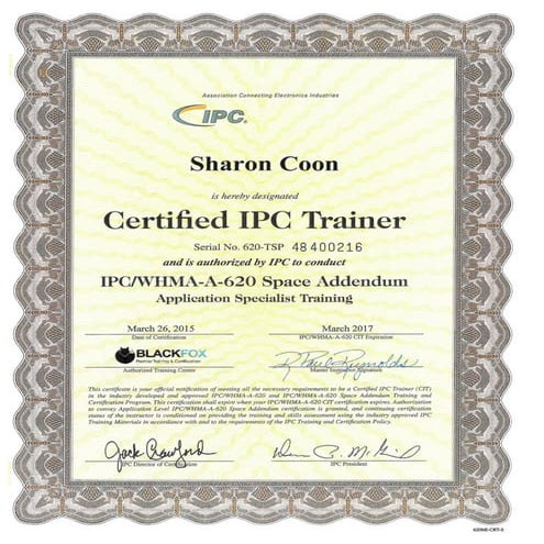 IPC 620-B SPACE | PDF