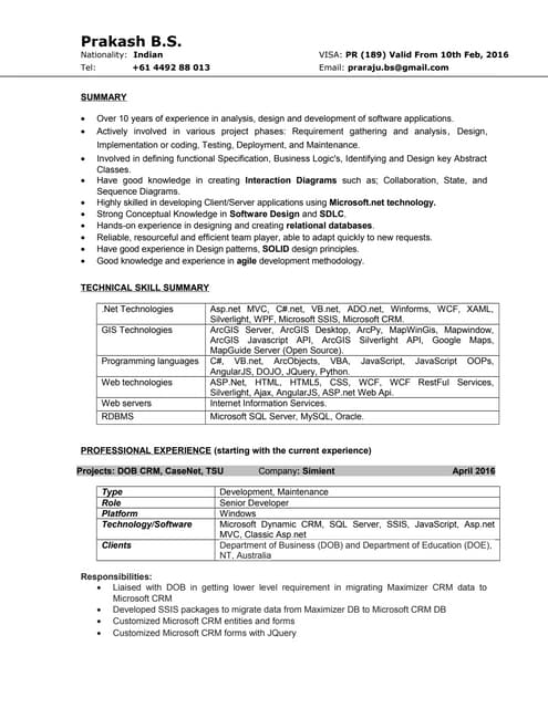ProfessionalResume | PDF