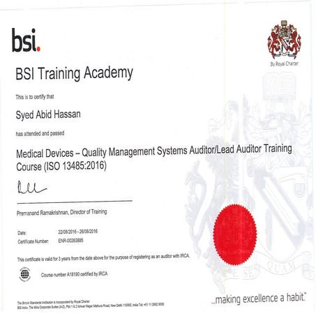 BSI Certificate | PPT