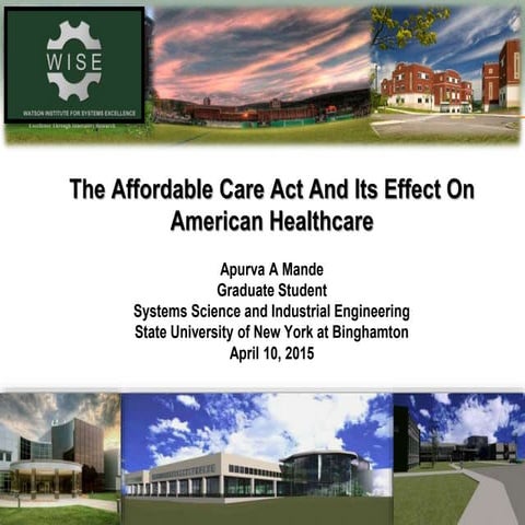 The Affordable Care Act And Its Effect On American Healthcare (3) | PPTX