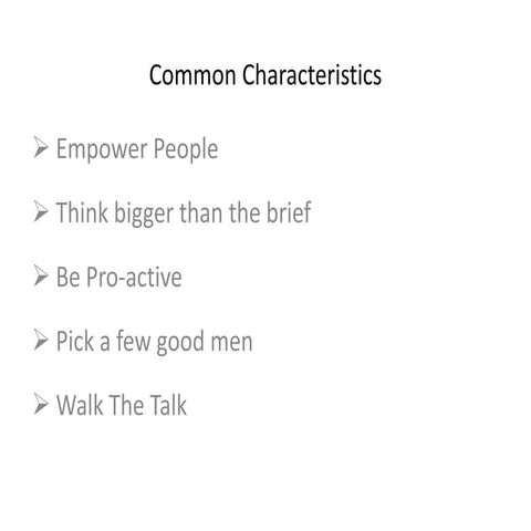Common Characteristics | PPT