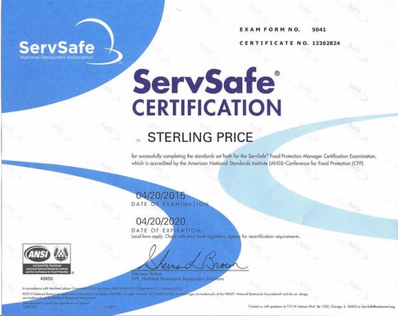 Allergens Certificate | PPT