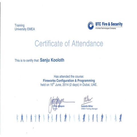 EST3 CERTIFICATE-FIRE WORKS | PDF