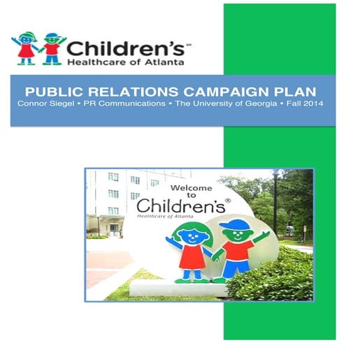 CHOA Communication Plan FINALIZED | PDF