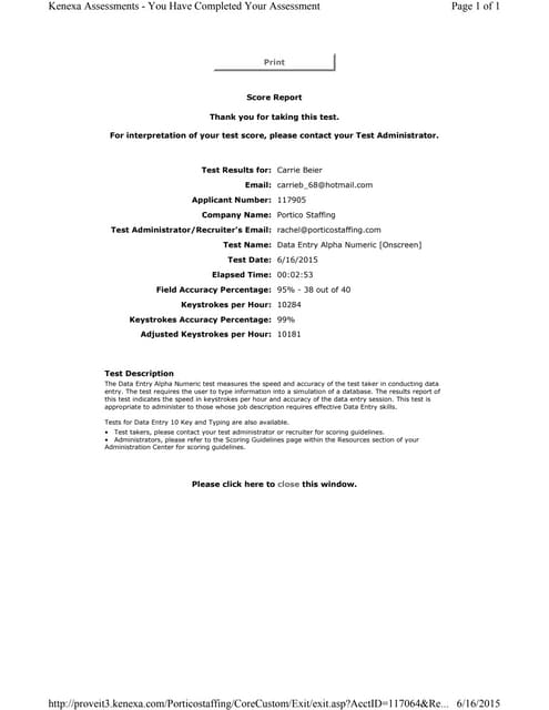 ProveIt Typing - General [3 Minutes Onscreen] | PDF