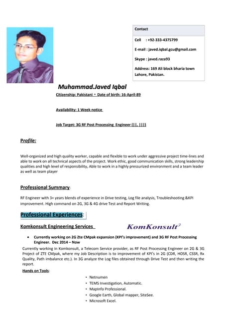 Adeel Ahmed-CV | PDF