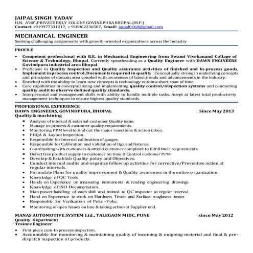 JAIPAL RESUME 7.6.2016