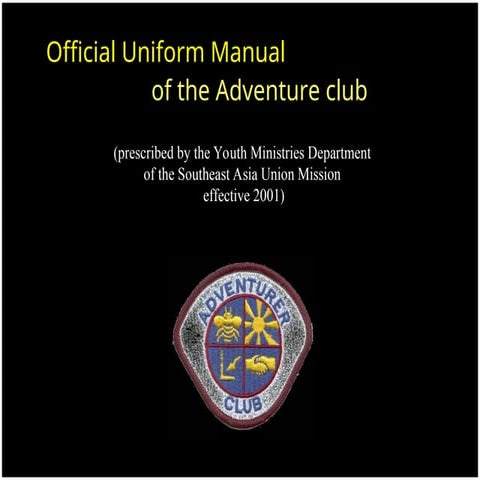 05 Adventurer (Uniform)____________ .ppt