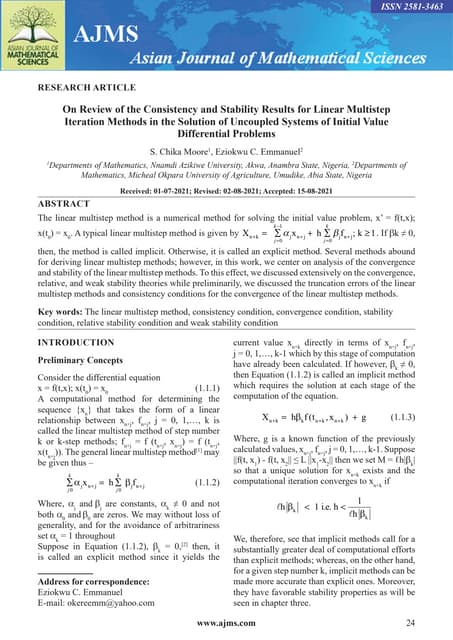 Bisection theorem proof and convergence analysis | PPT