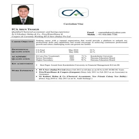 CV_Arun_Thakur | DOC