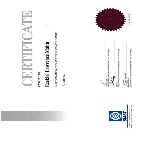 ezekiel bcp cert | PDF