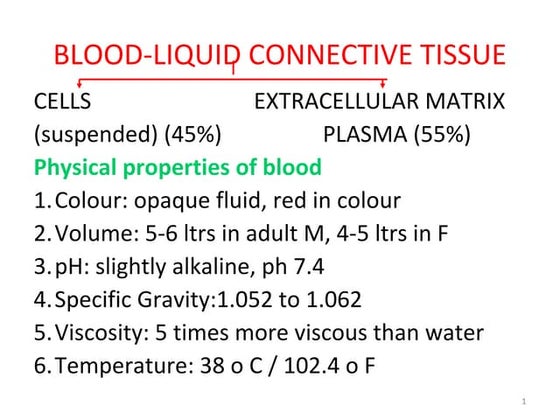 Blood | PPTX