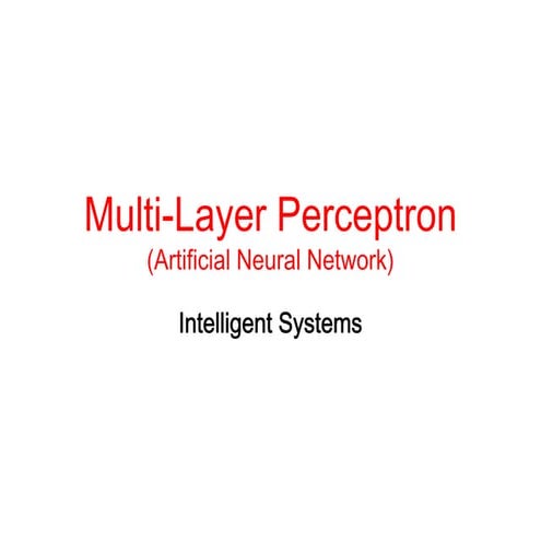 05c neural network-mlp | PPT