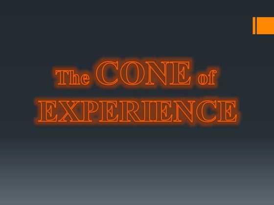 Dale's Cone of Experience | PPT