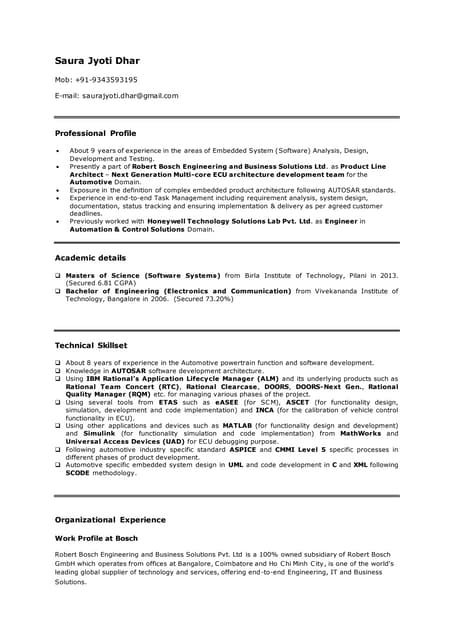 Andreas Knoth - CV | PDF