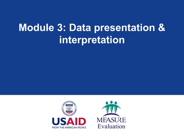 Data Presentation And Interpretation Ppt