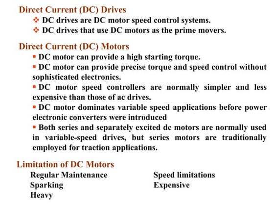 Speed control of dc motor | PPT