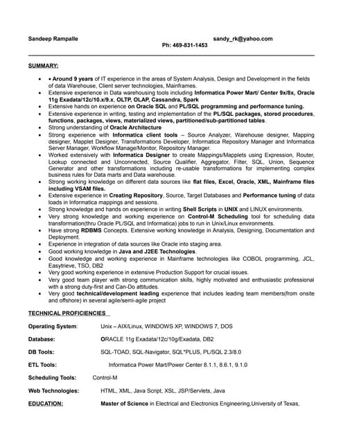 Curriculum vitae august 2016 | PDF | Computing | Technology & Computing