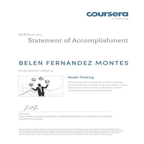 Coursera modelthinking 2015 | PDF