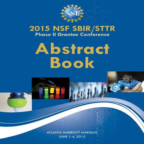 2015 NSF Small Business Innovation Research Conference-Showcase ...