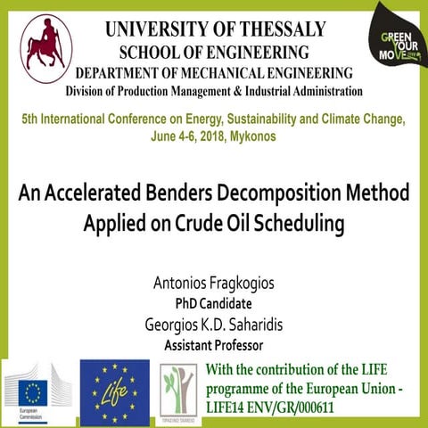 Benders Decomposition | PPTX