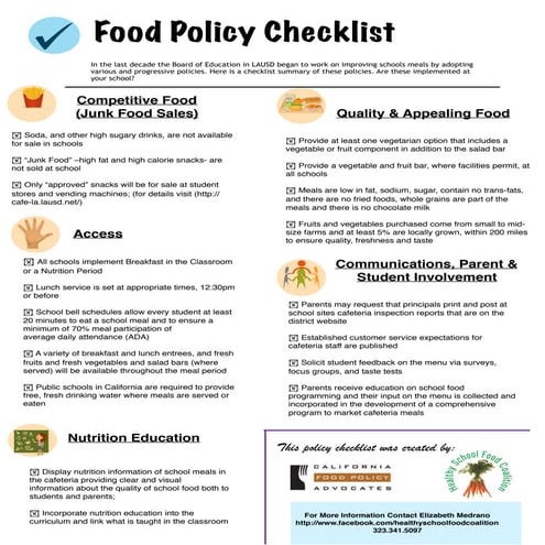 PolicyChecklist | PDF