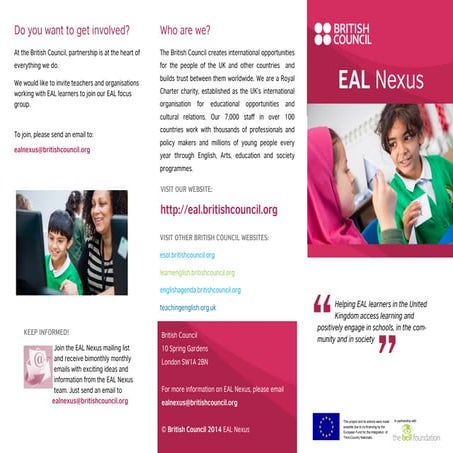 Leaflet EAL Nexus September 2014 | PPT