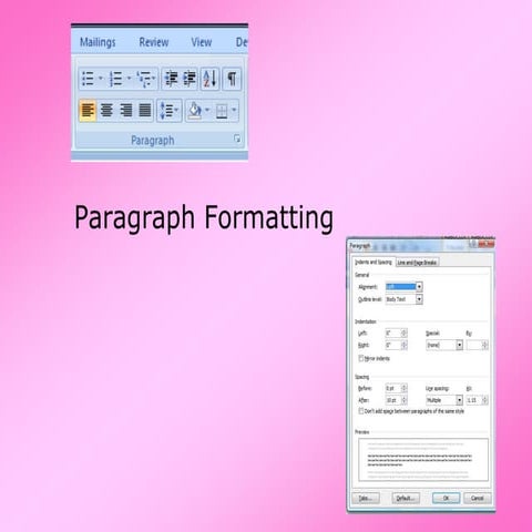 2010 05 Format Paragraphs | PPTX