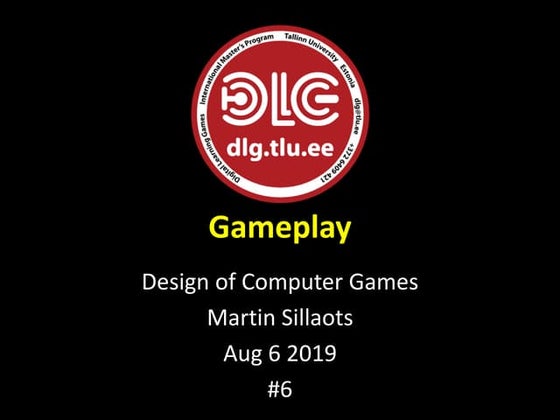 Introduction To Game Design Ppt
