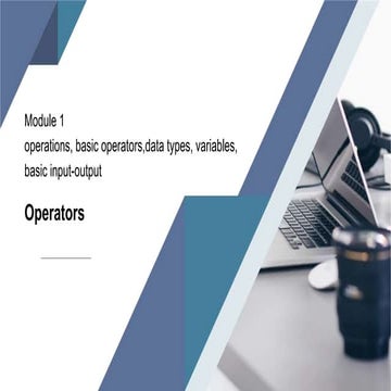 Python Pcep Operators Ppt
