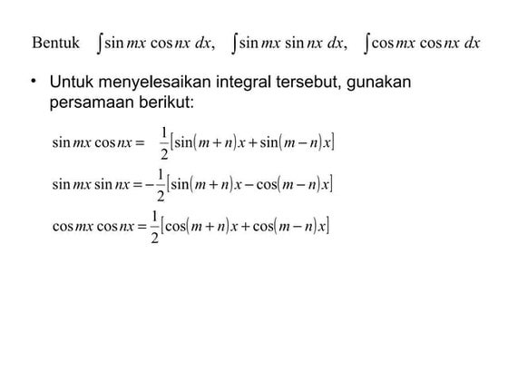 Integral table | PDF