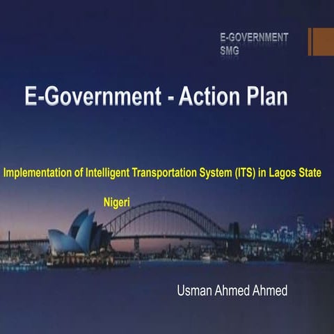 [e-Government Program Action Plan : Lagos, Nigeria] | PDF