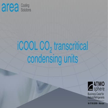 iCool CO2 transcritical condensing units | PDF | Technology & Computing