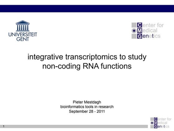 RNA Sequencing Research | PPT