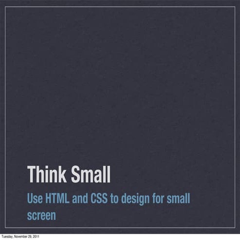 05 Mobile Css Ppt 