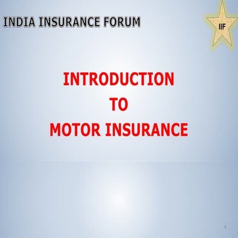 05 motor insurance | PPTX
