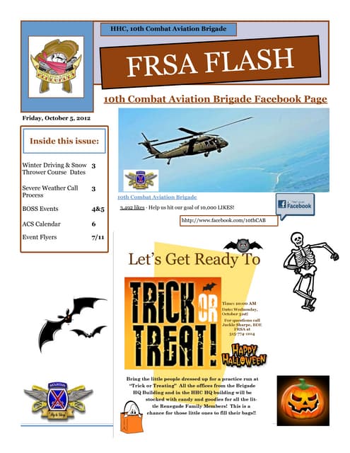 FRG Meeting Flyer for HHC, BDE