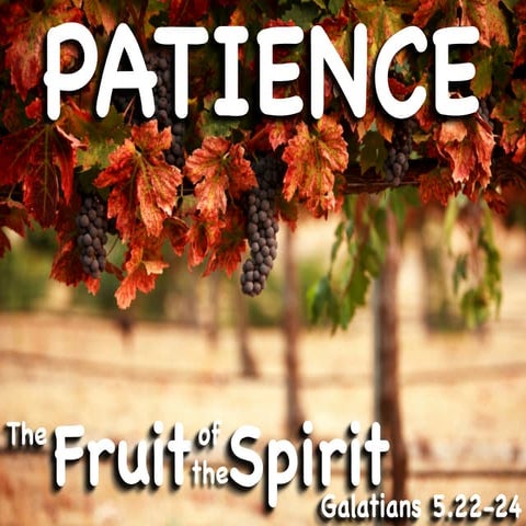 The Fruit of the Spirit: Patience | PDF