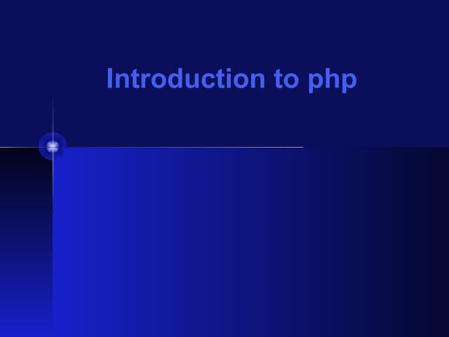 Php Introduction With History Of Php Ppt Free Download 3863