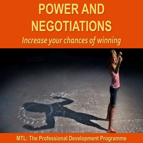 Power and Negotiations | PPT