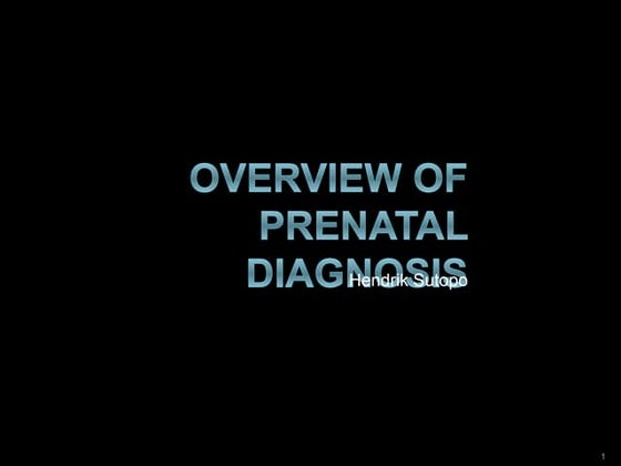 Understanding Non Invasive Prenatal Testing Nipt Principles Benefits And Limitations Pdf