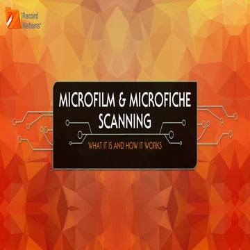 Microfilm and Microfiche Scanning | PPT