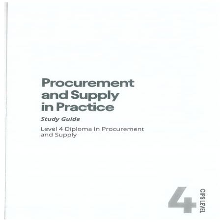 M8: Procurement & Supply in Practice L4M8 .pdf