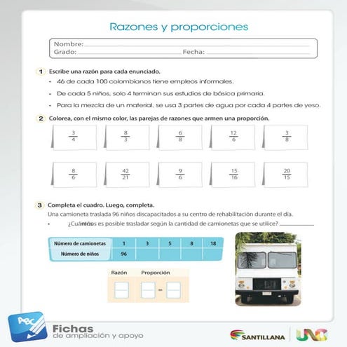 razones y proporciones | PDF