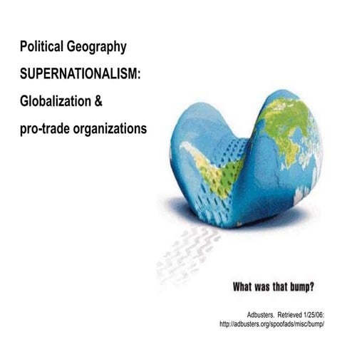 Globalism and pro-trade organizations | PPTX