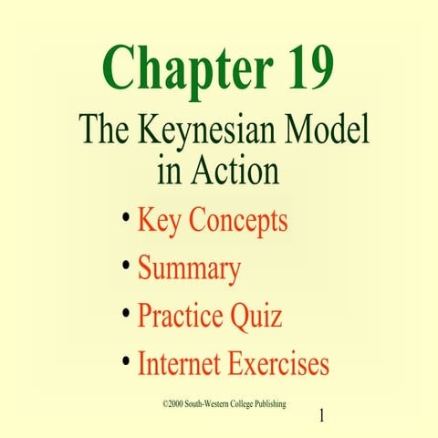 05 the keynesian model in action | PPT
