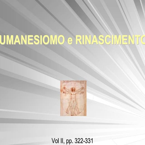 Umanesimo e Rinascimento | PDF