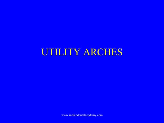Utility arch | PPTX